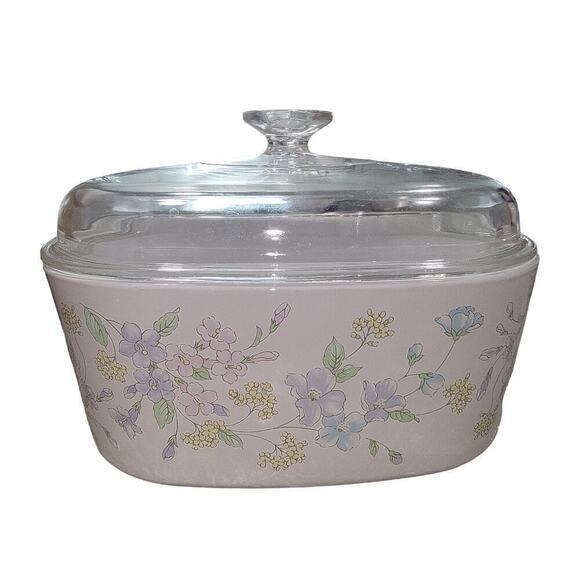 Corningware | Kitchen | Corning Ware Pastel Bouquet A5b 5 Liter ...